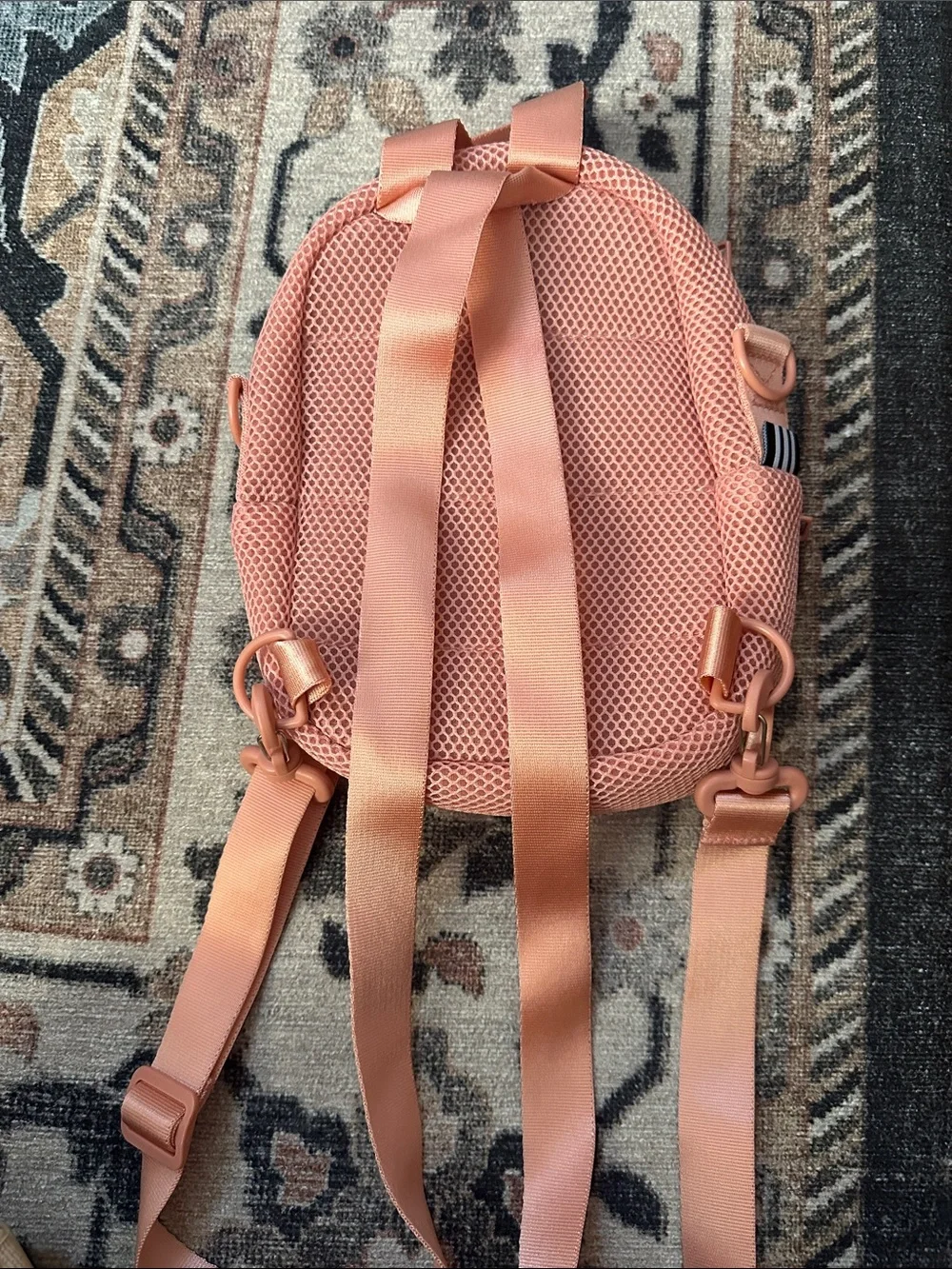 adidas | Bags | Adidas Coral Pink Mesh Mini Crossbody Bag | Poshmark